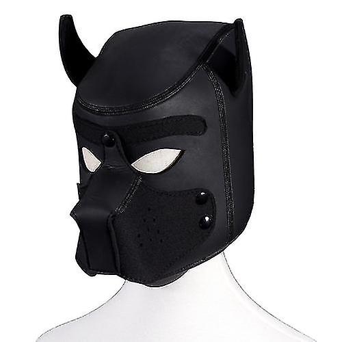 Carnival Puppy Mask Breathable Headgear Cosplay Animal Head Mask ...