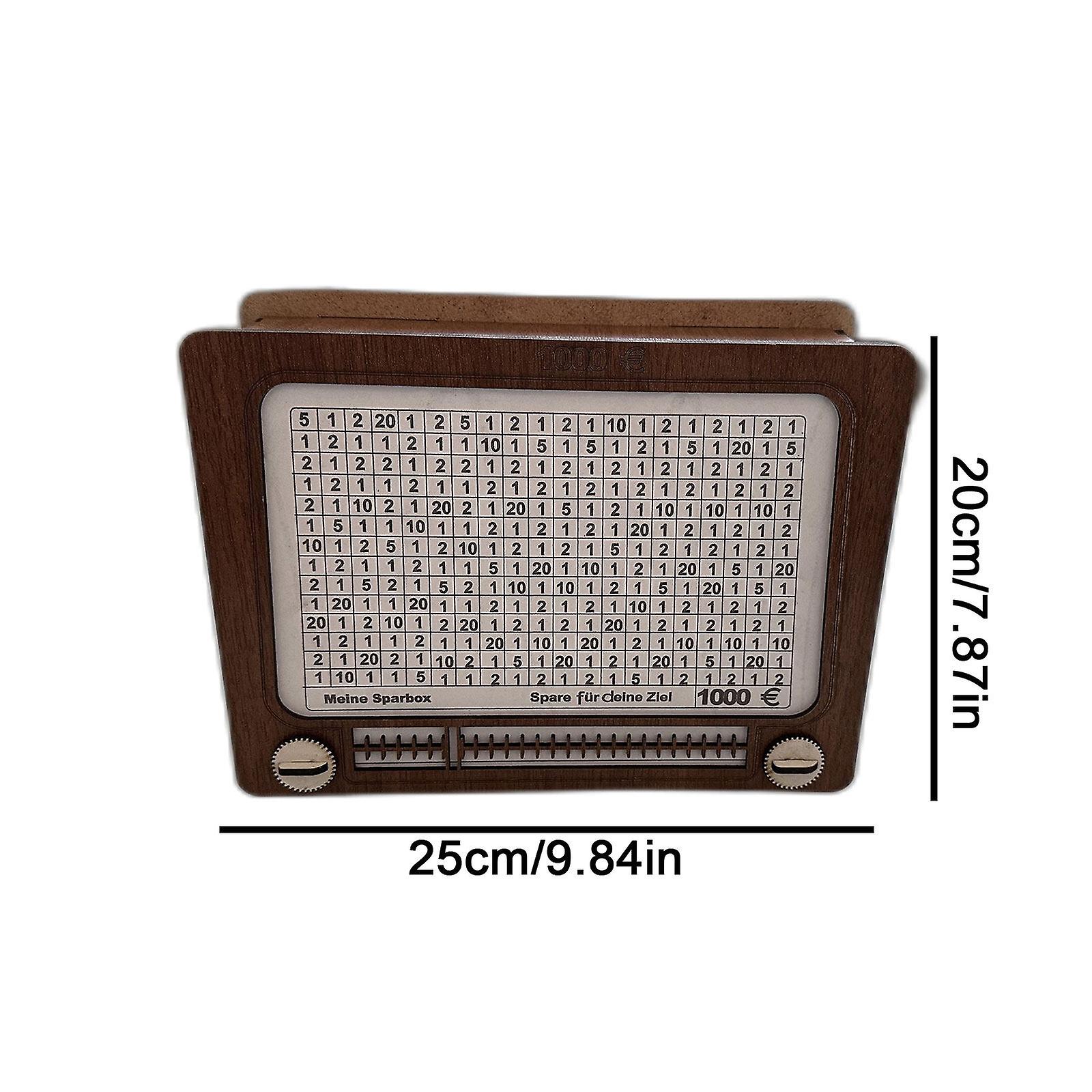 Promotion 2023 New Wooden piggy bank,Money Box with Counter Wooden ...