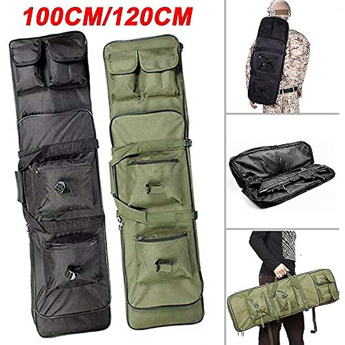 Queiting Outdoor Camping Shotgun Bag Dual Padded Rifle Case Tactical ...