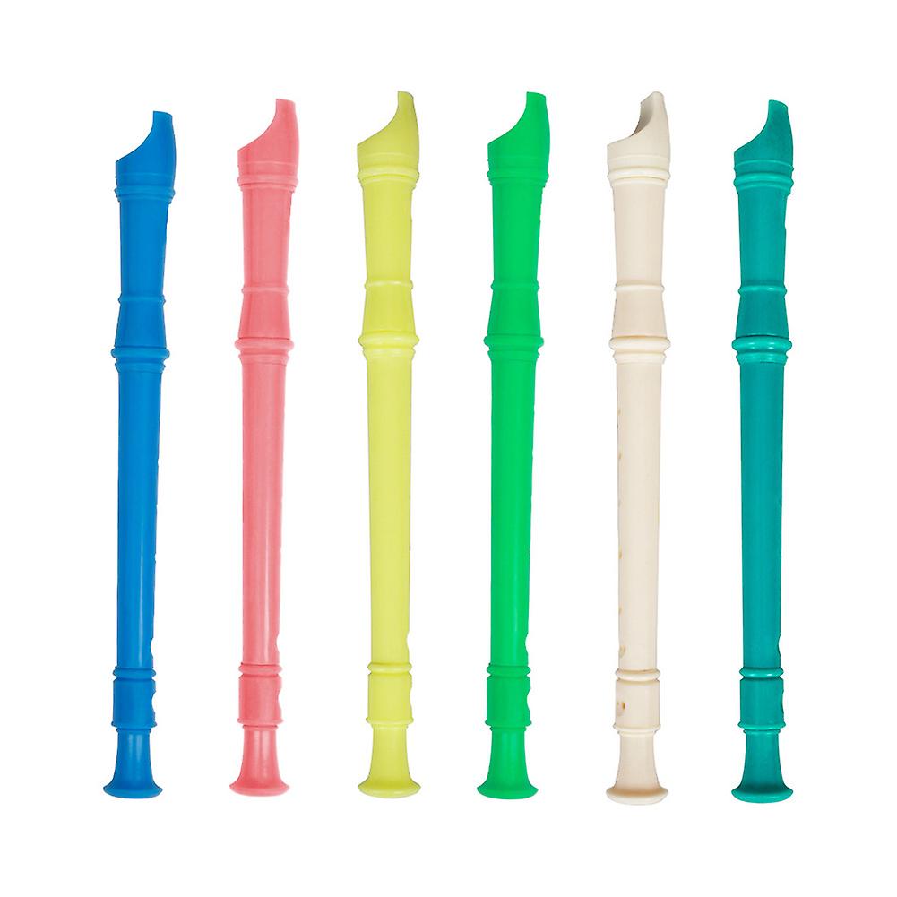 8 Holes Plastic Clarinet Soprano Recorder Flute Musical Instrument for ...