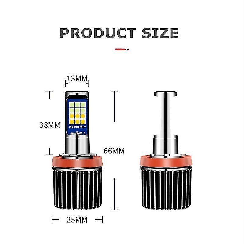 2pcs Led Bulb H8 H11 Auto Fog Light H3 H27 880 881 9005 Hb3 9006 Hb4 ...