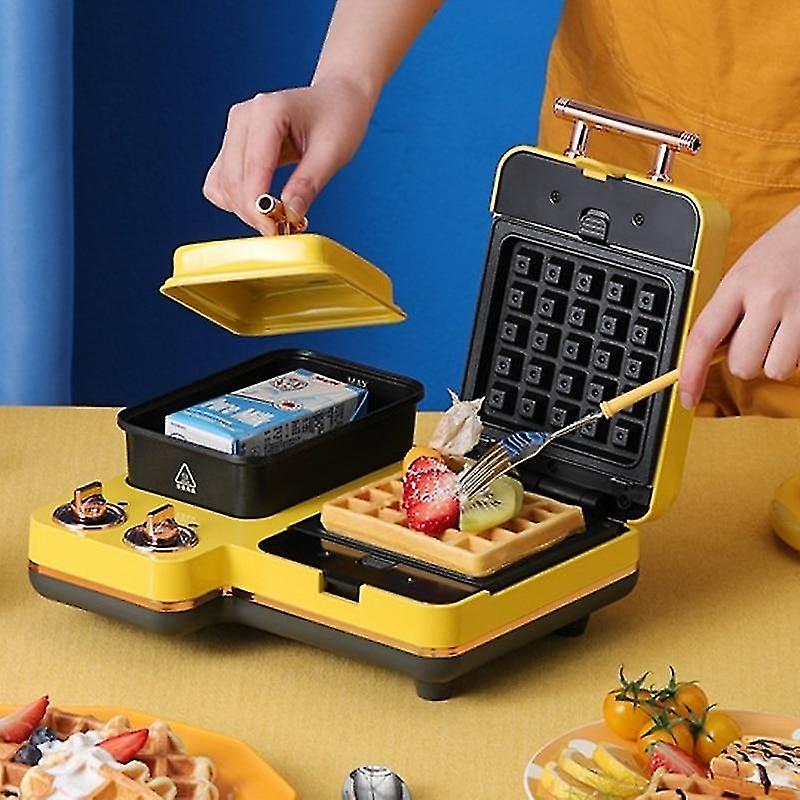 Electric Breakfast Machine Waffle Donut Cake Machine Multifunctional ...
