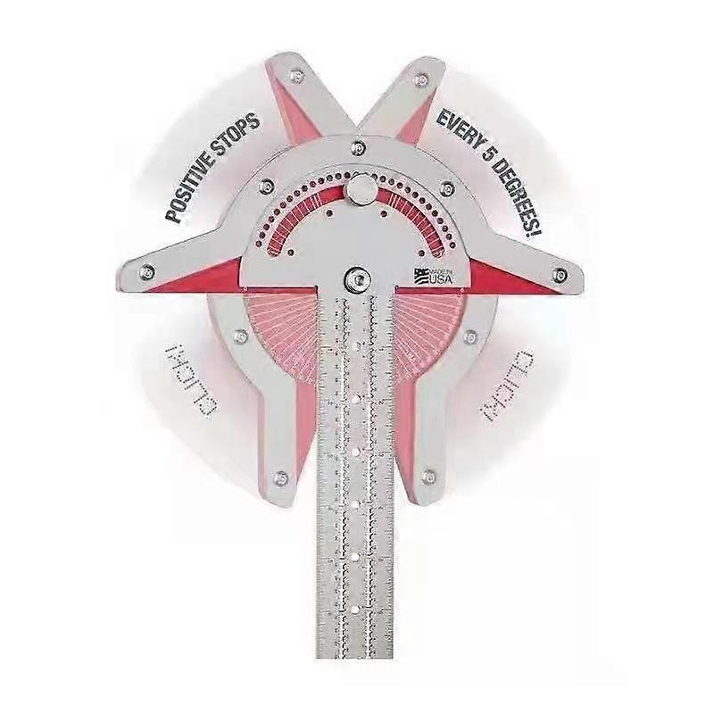 T-Type Carpenters Edge Ruler Measuring Marking Scriber Gauge-20inch56 ...