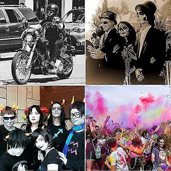 Steampunk Gothic Black Leather Zipper Half Face Mask Ski Cosplay Mask ...