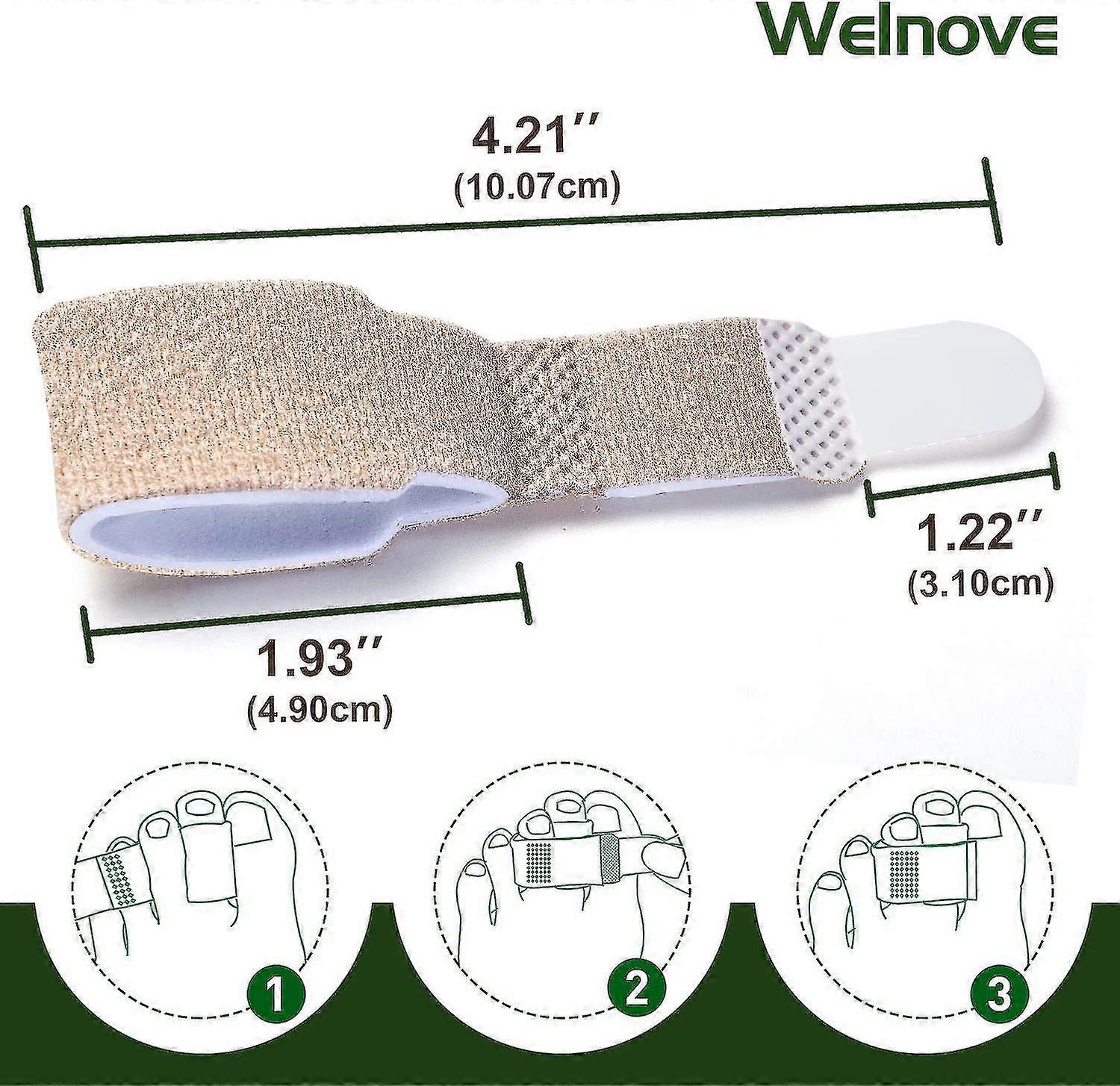 6-pcs Of Hammer Toe Straighteners For Straightening Hammer Toes, Broken ...