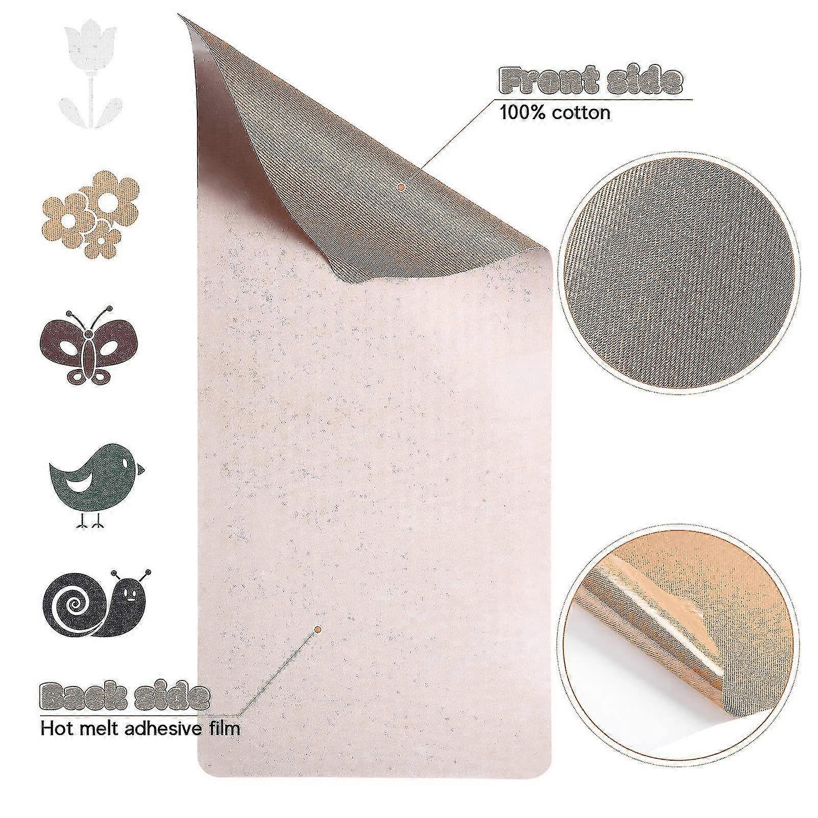15 Pcs Iron-on Mending Fabric - 4.92 X 11 Inch Iron On Clothes Patches ...