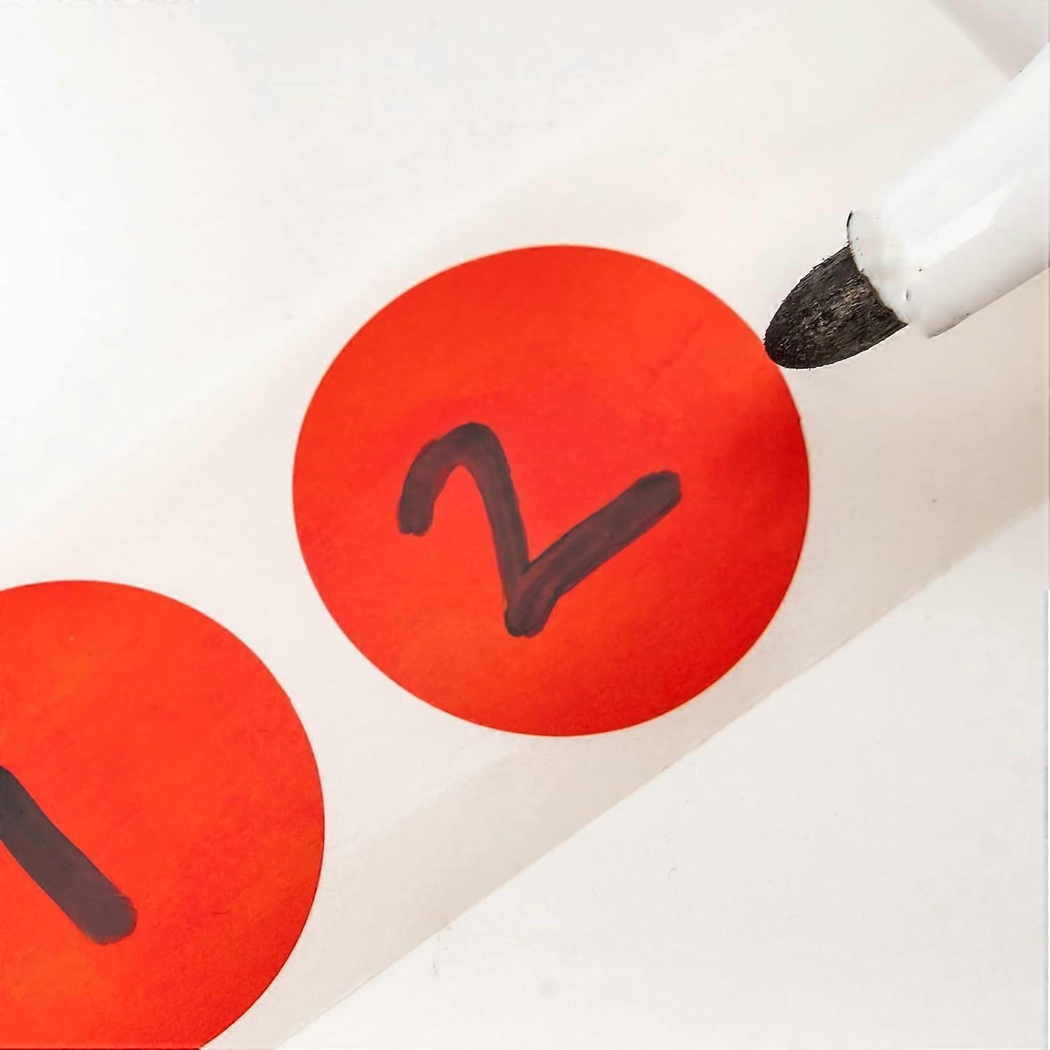 3000 Pcs 25mm Color Coding Labels Stickers Circle Colored Dot Stickers ...