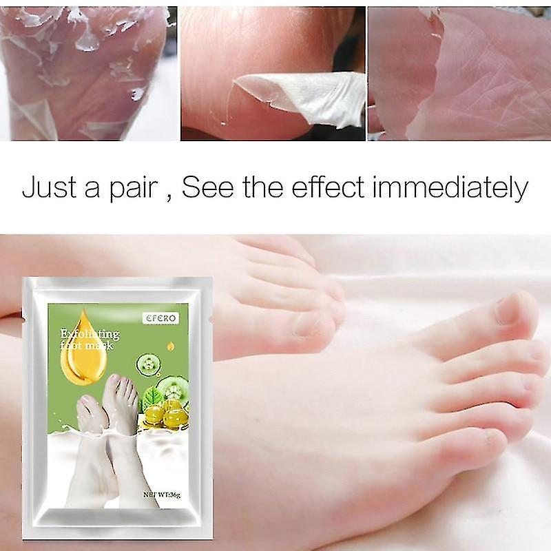 Feet Mask Exfoliating - Socks Pedicure Peeling Dead Skin Remover ...