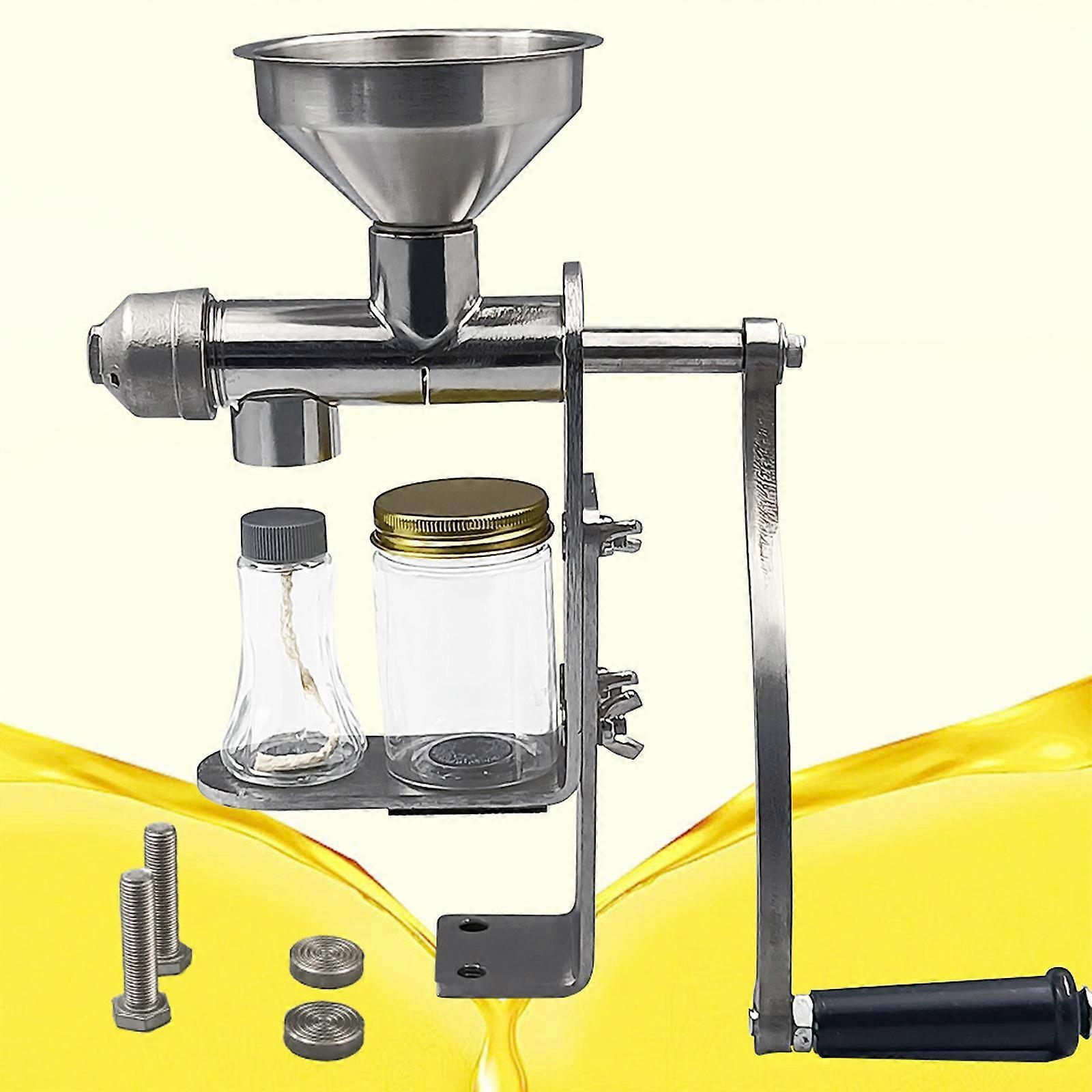Manual Oil Press Machine Oil Press Extractor Stainless Steel Commercial ...