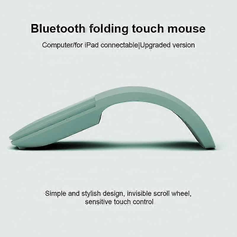 Bluetooth 4.0 Folding Wireless Mouse Arc Touch Roller Computer Silent ...