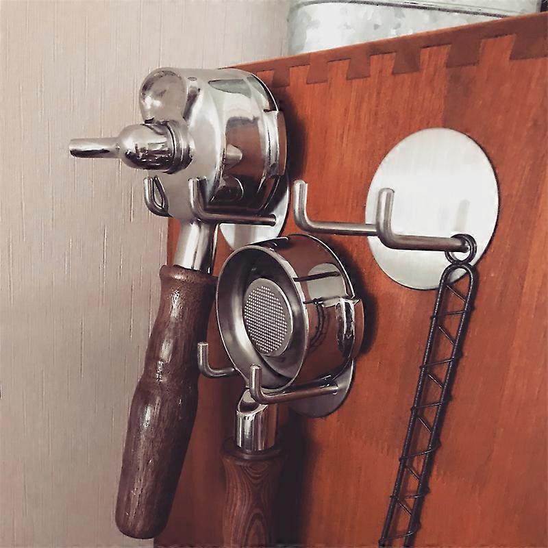 Coffee Handle Hanger Self-adhesive Coffee Bottomless Portafilter Wall ...