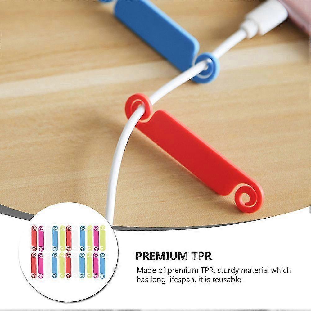50Pcs Multicolor Cable Labels Cord Identification Tags for USB Computer ...