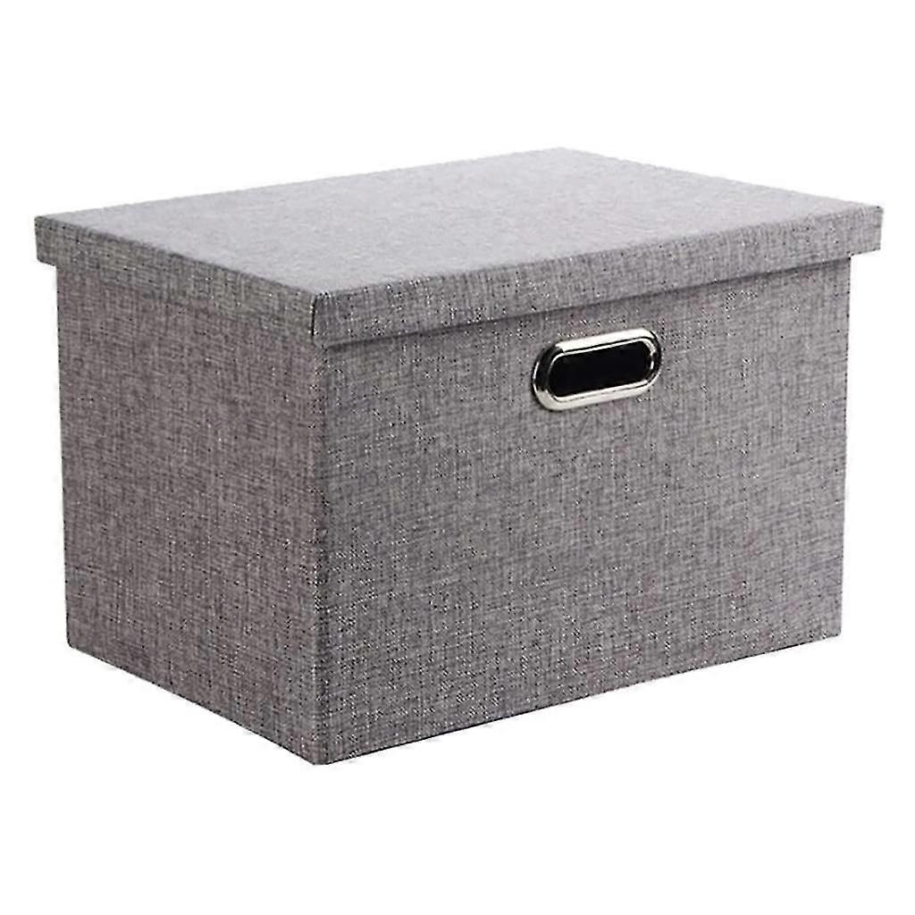 Collapsible Storage Box, Storage Box, Foldable Linen Cloth Clothes ...