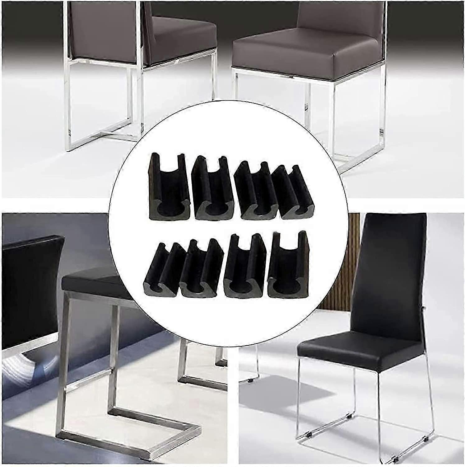 32pcs Chair Leg Glider Tube End Cap Buffer Cap Stopper Furniture Floor ...