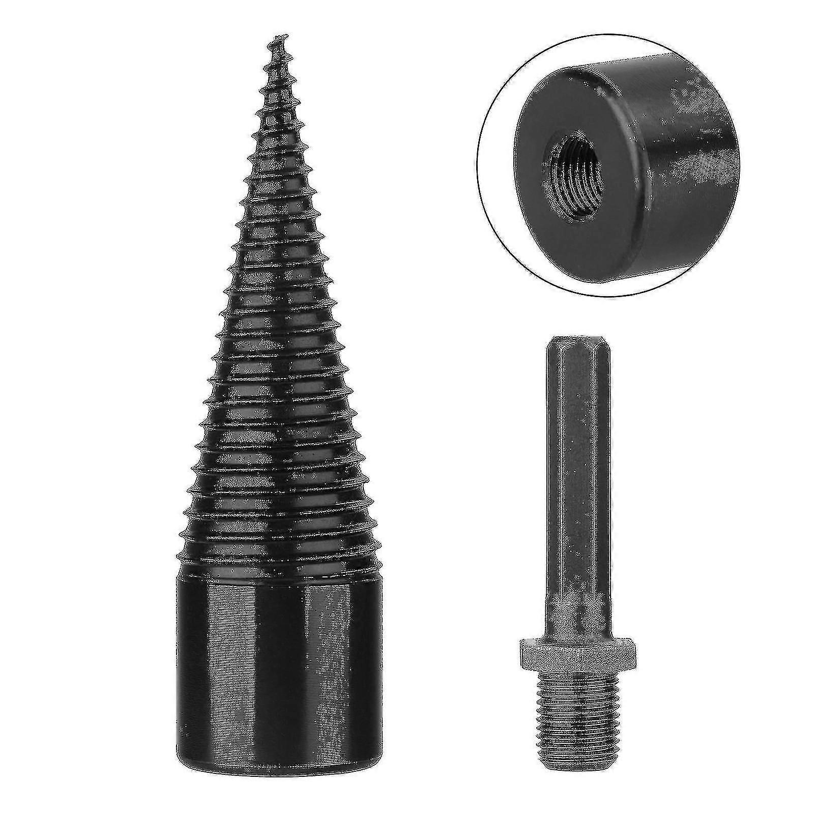 Industrial Firewood Drill Bit Wood Cone Hex Shank Wood Log Splitter ...