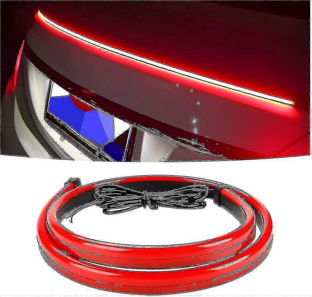 Car Led Brake Strip Light, 35inch Universal Red Third Strip, 144led ...