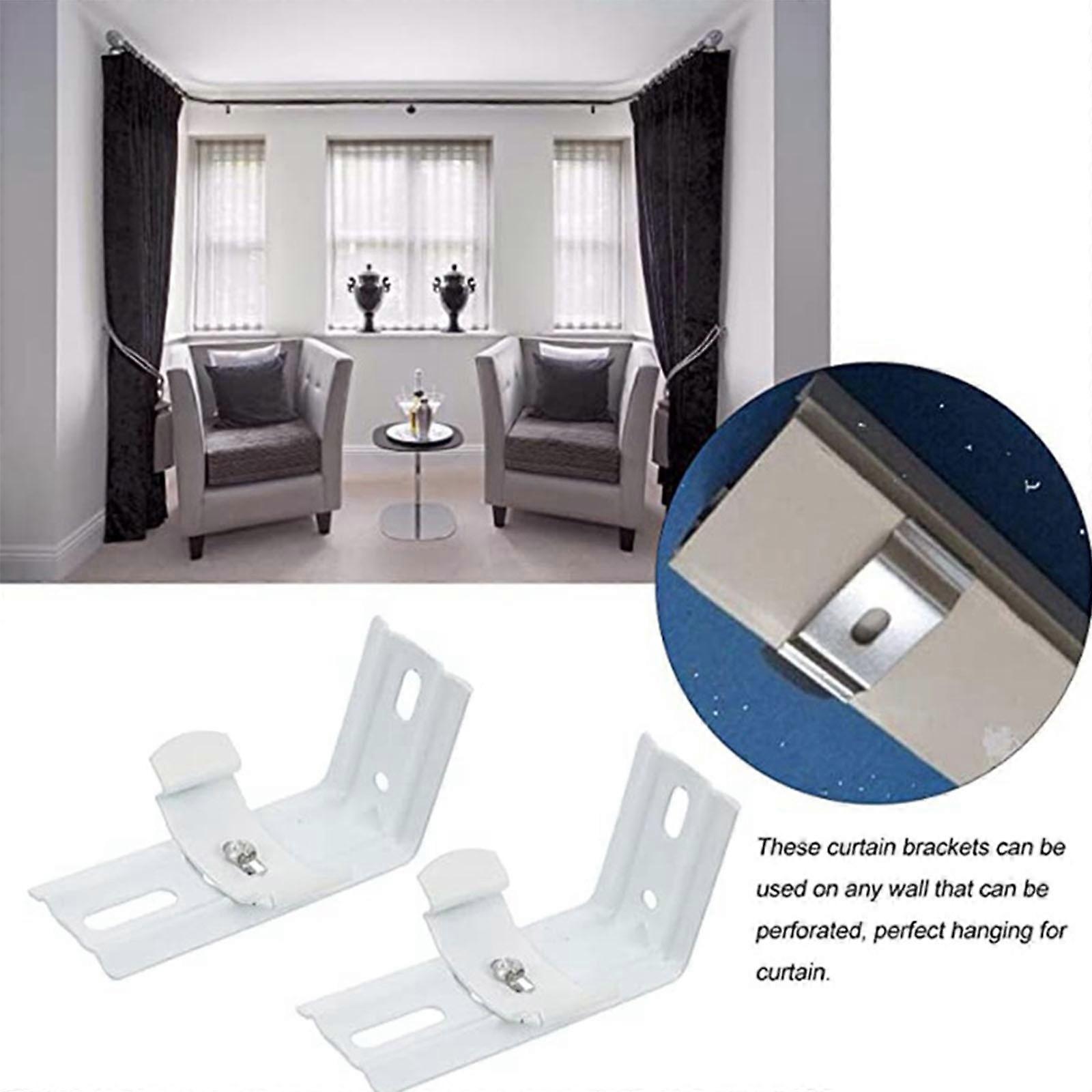 2 Pair Curtain Vertical Blind Bracket Vertical Blind L Bracket Clip ...