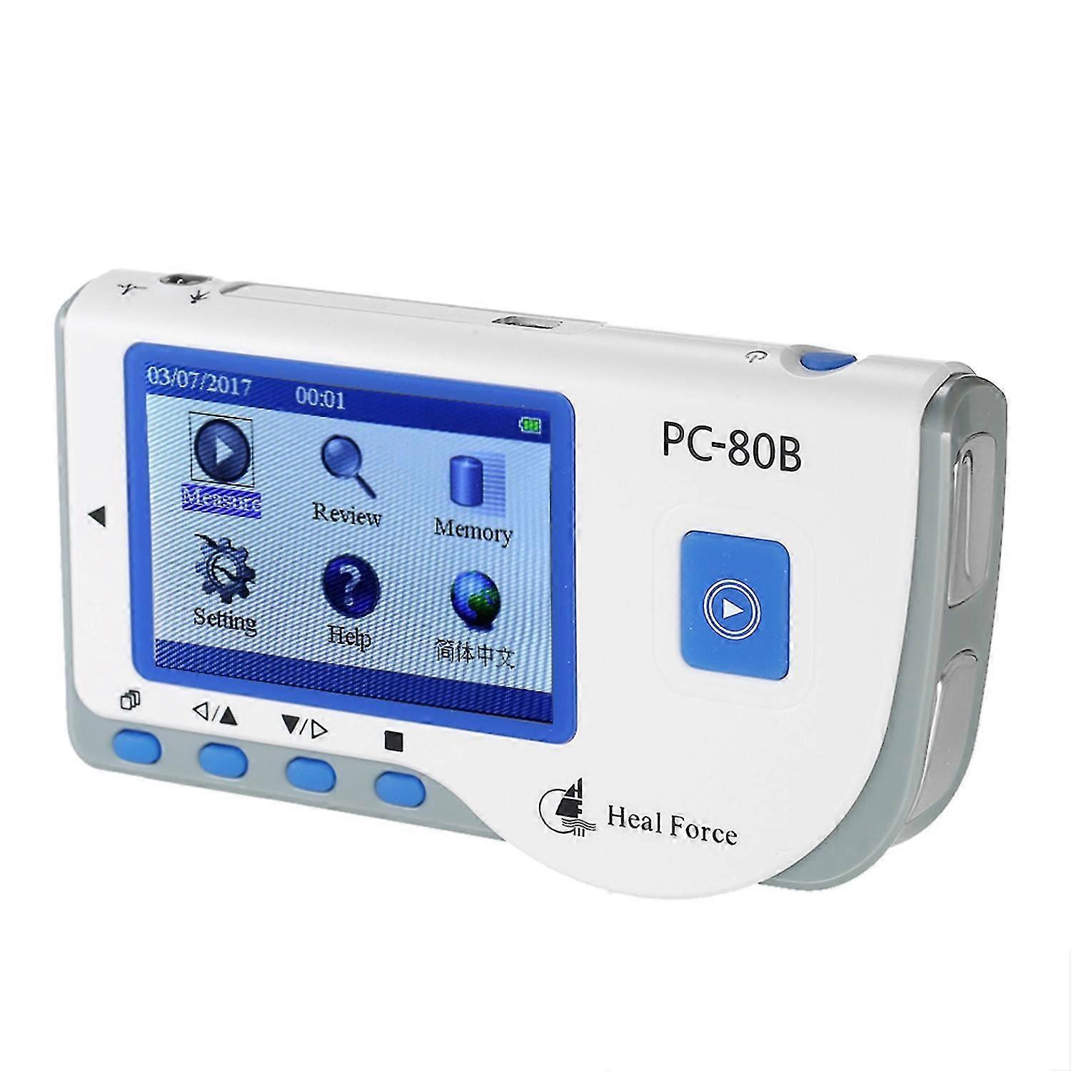 Heal Force Medical Portable ECG EKG Monitor Machine Heart Rate Monitor ...