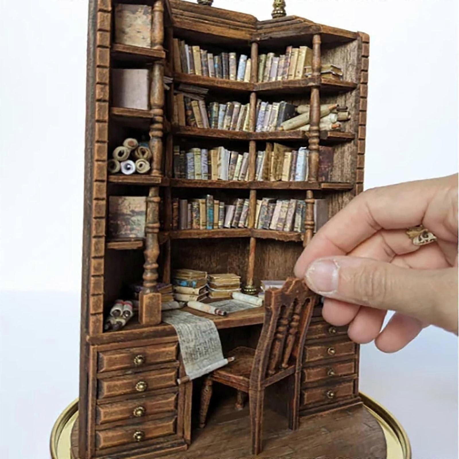 The Bay Library, Miniature Gothic Bookshelf, Anxiety Bookshelf ...