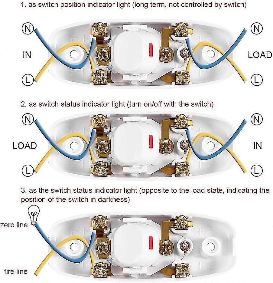 Lamp Switch, AC 250V 10A Inline on/Off Table Desk Table Lamp Cord Cable ...