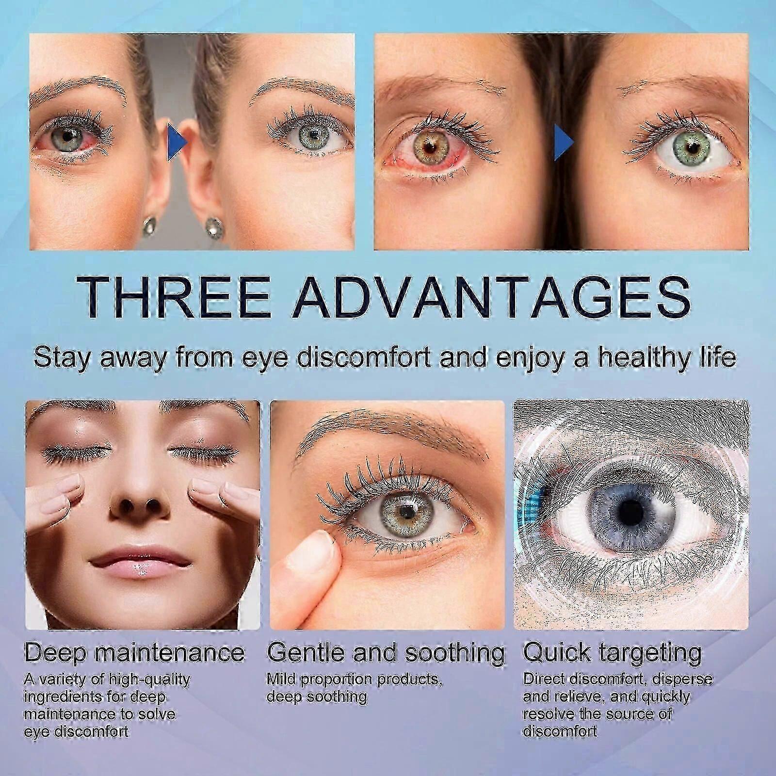 Red Eyes Drops Moisturizing Antibacterial Relief Discomfort ...