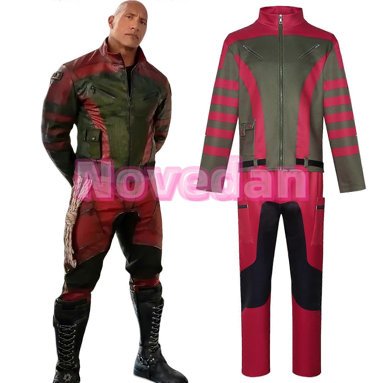 Movie Red One Callum Drift Cosplay Costume Dwayne Johnson Clothing ...