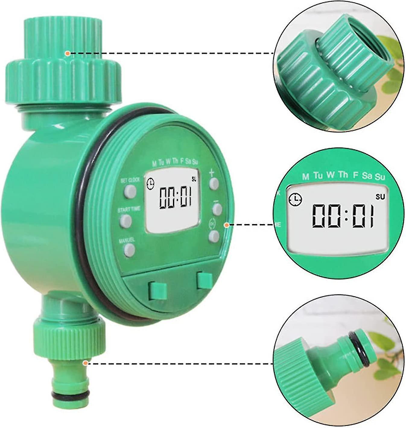 Digital Programmable Automatic Watering Timer Hose Faucet Smart Timer ...
