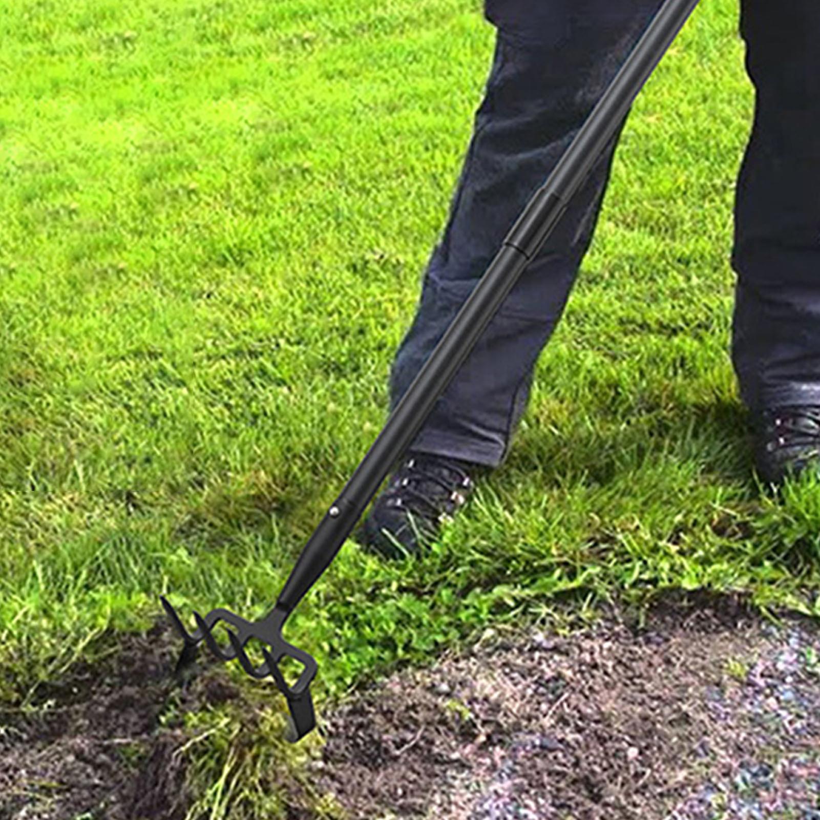 Long Handle Garden Hoe Rake Multipurpose Weeding Tool Rake Hoe For ...