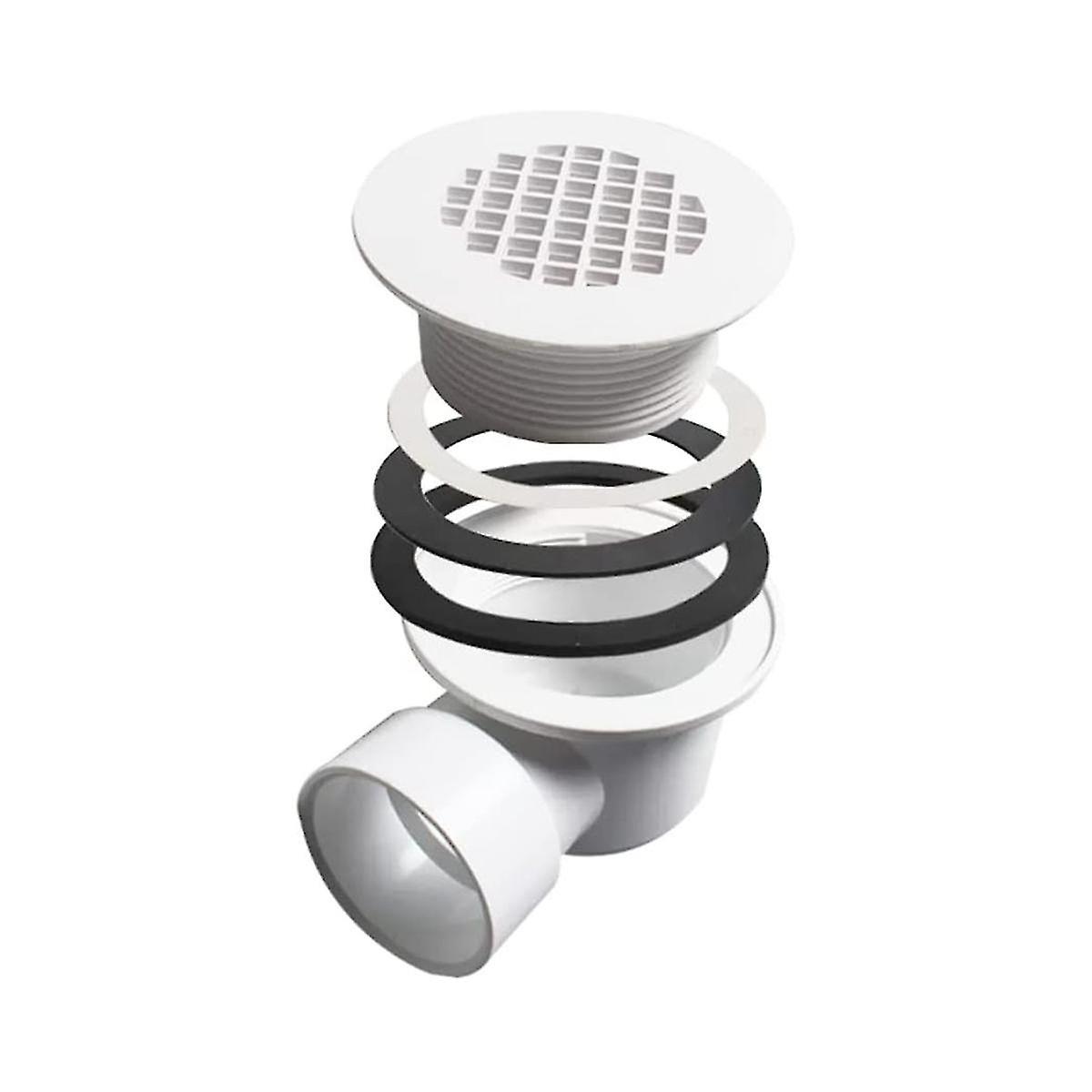 Low Profile Shower Base Drain With Perforated Strainer Side Outlet ...