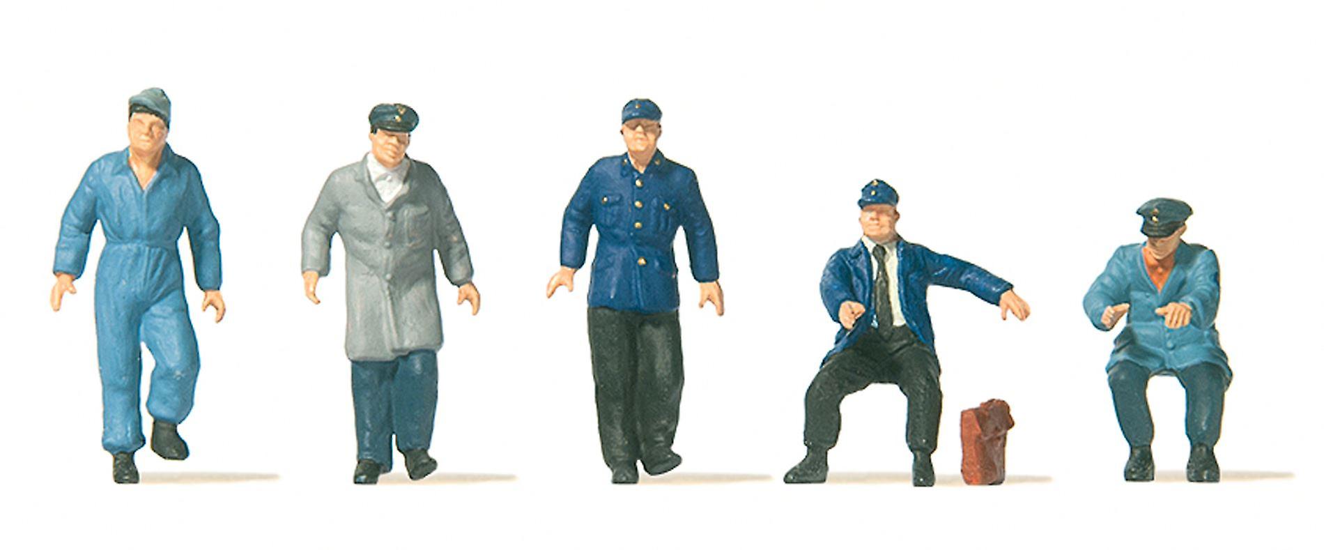 Preiser PR10752 Electric Loco Drivers (5) HO 1:87 (OO gauge compatible ...