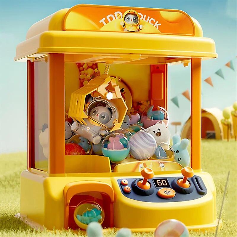 Doll Claw Machine Diy Doll Machine Kids Coin Operated Play Game Clip ...