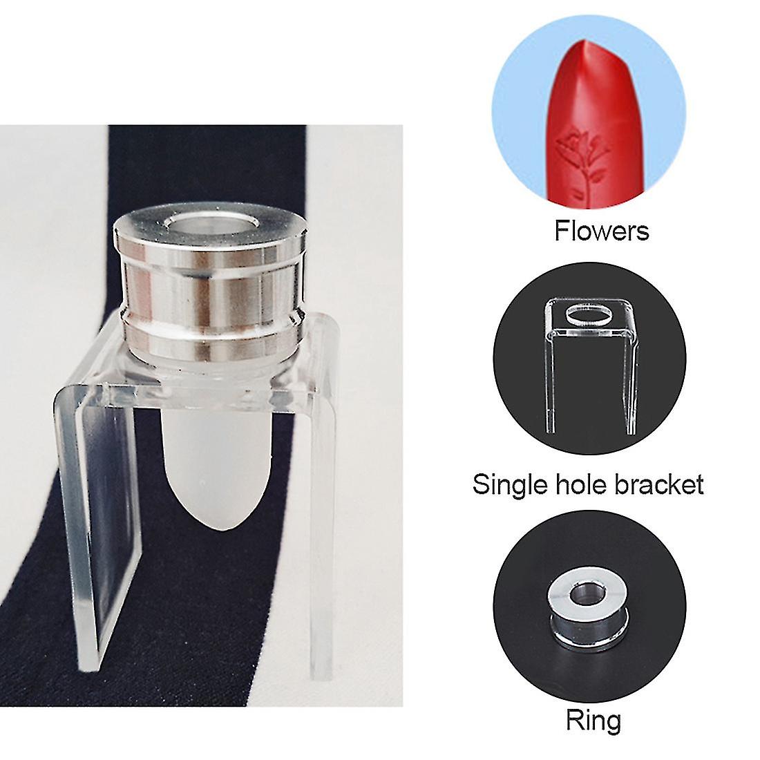 3 Piece Set Diy 12.1mm Simple Lipstick Filling Tube Flowers Silicone ...