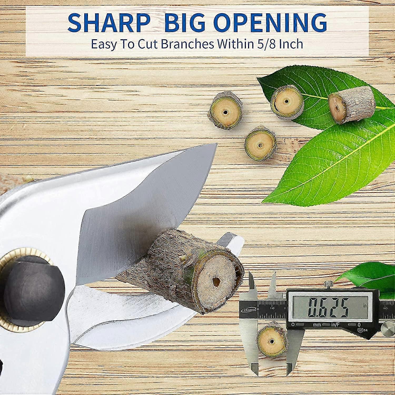 Professional Garden Shears, 8" Sharp Gardening Shears With Sk5 ...