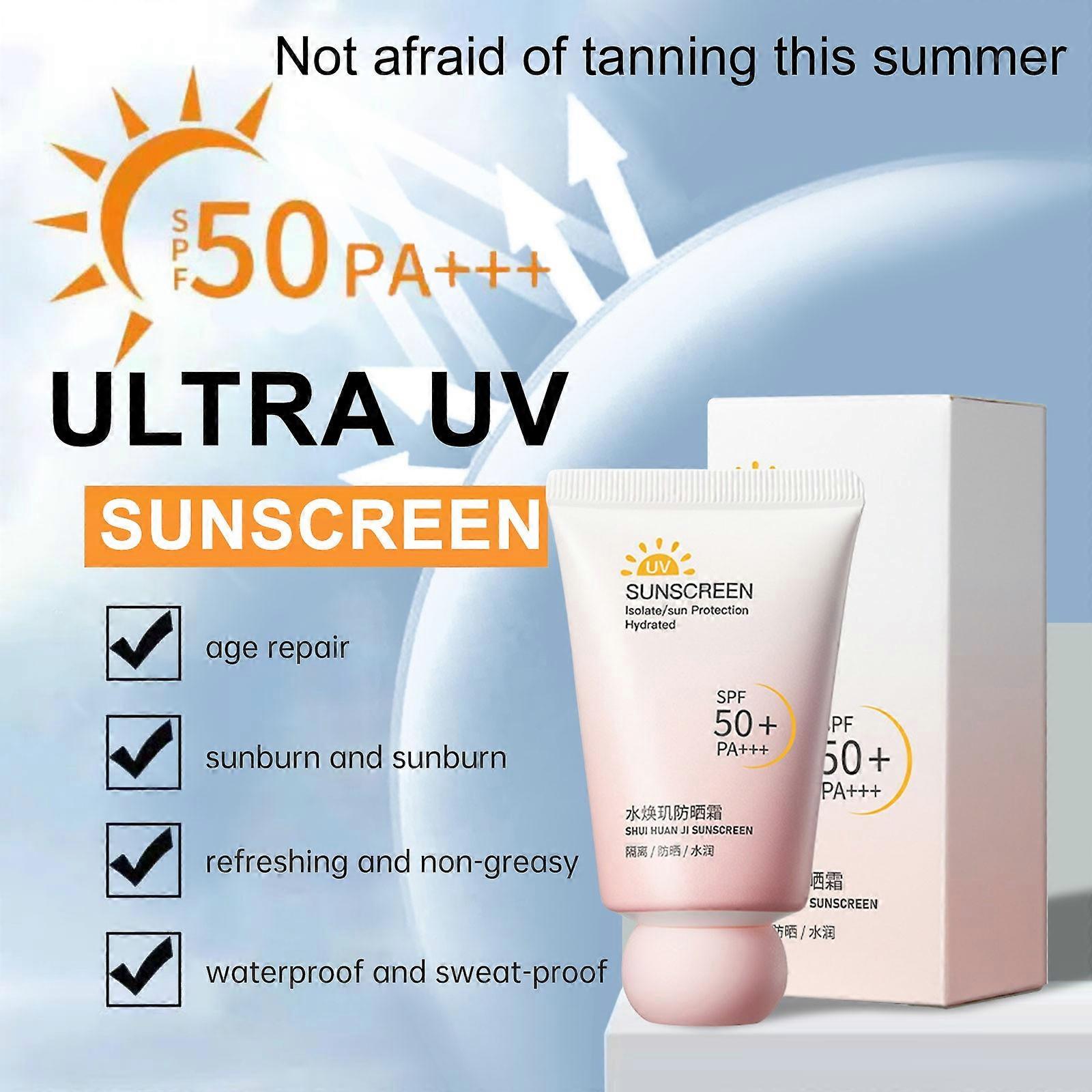 SPF50+ Sunscreen Spray Isolation Protection Water And Sweat Hydrating ...