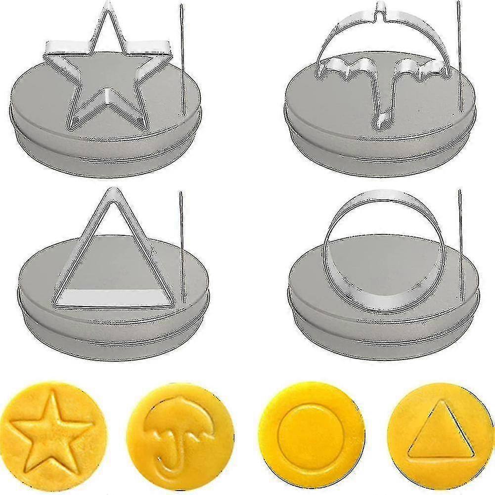 Dalgona Korean Candy Making Tools Set Stainless Steel Sugar Pie Game ...