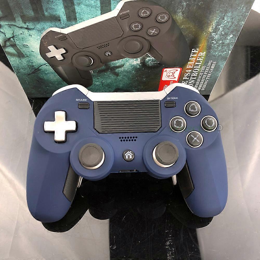 Blue Wireless Controller For PS4 Gamepad Dual Vibration Elite Game ...