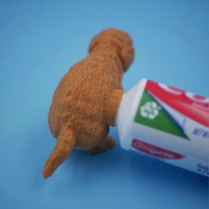 Hilarious Golden Retriever Puppy Poop Toothpaste Dispenser, Funny ...