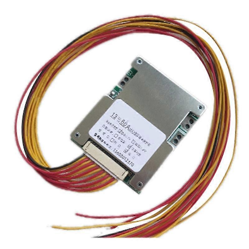 13S 48V 60A Battery Protection Board Electronics - Cell Battery BMS PCB ...