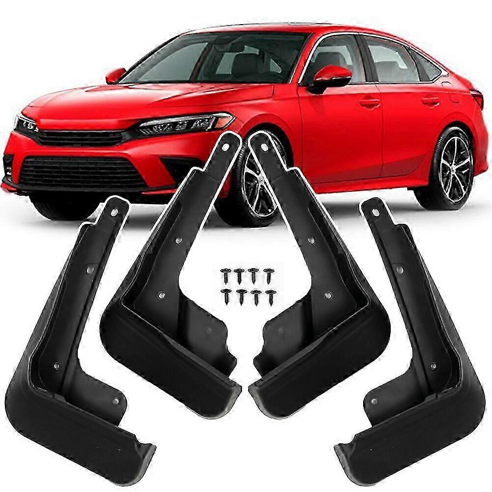 X4 Front & Rear Mudflap Set Mud Flap Kit For Honda 11th Civic 2022 ...