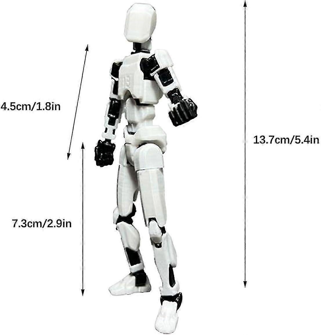 T13 Action Figure, Titan 13 Action Figure with 4 Types of Weapons and 3 ...