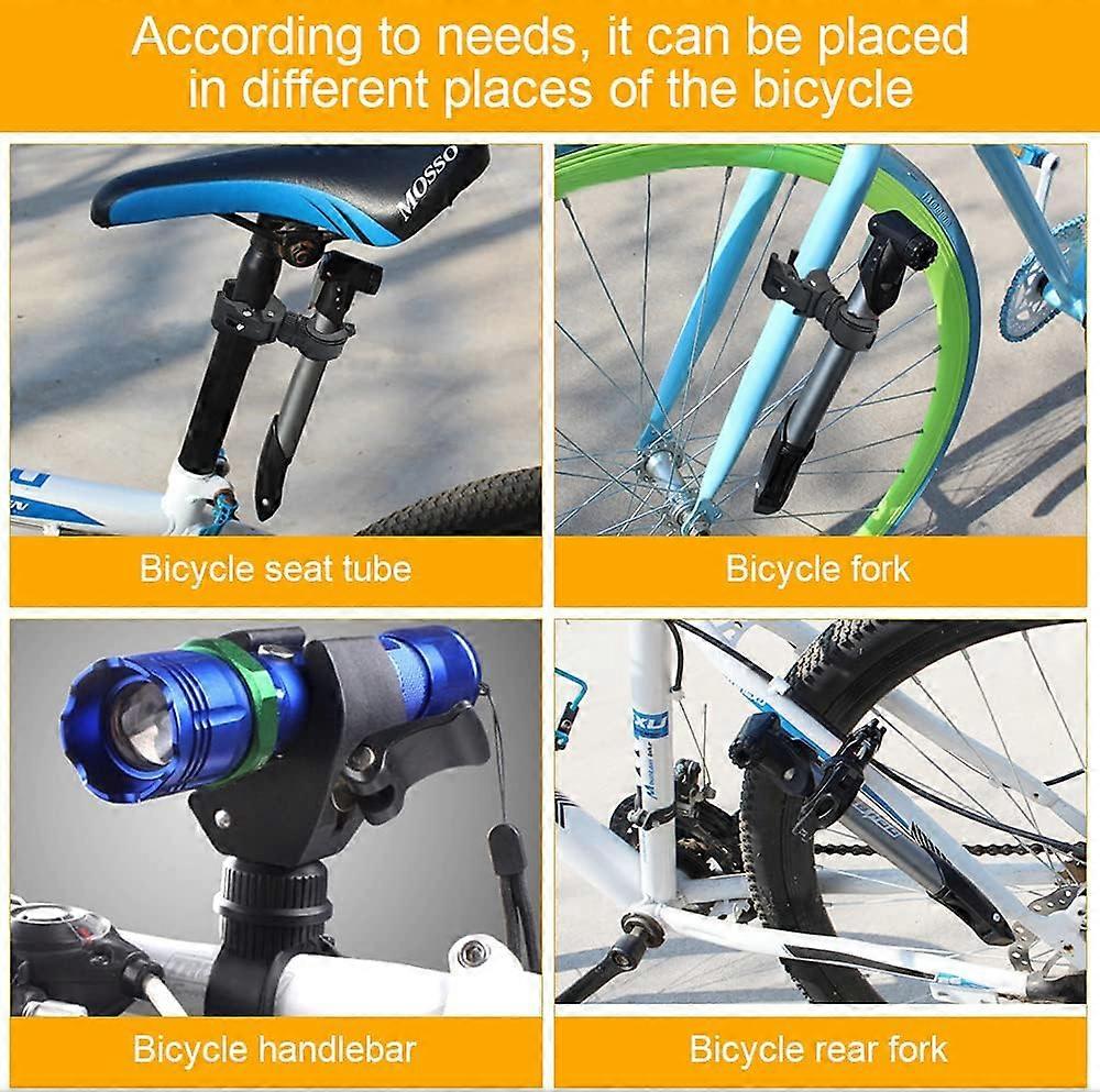 Cycling Light Holder, Universal Clip Torch Bicycle Mount 360 Degree ...