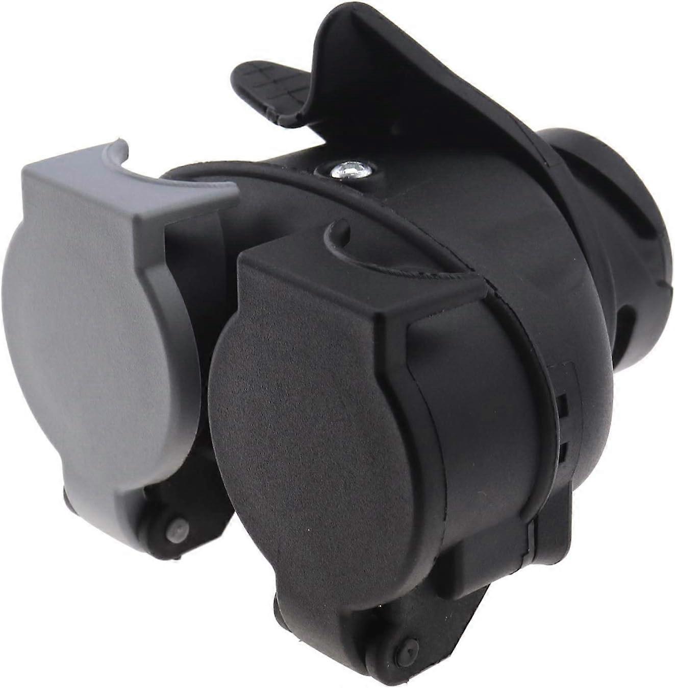 nice Trailer Socket 13 to 7 Pin 12N 12S Dual Adapter Converter European ...