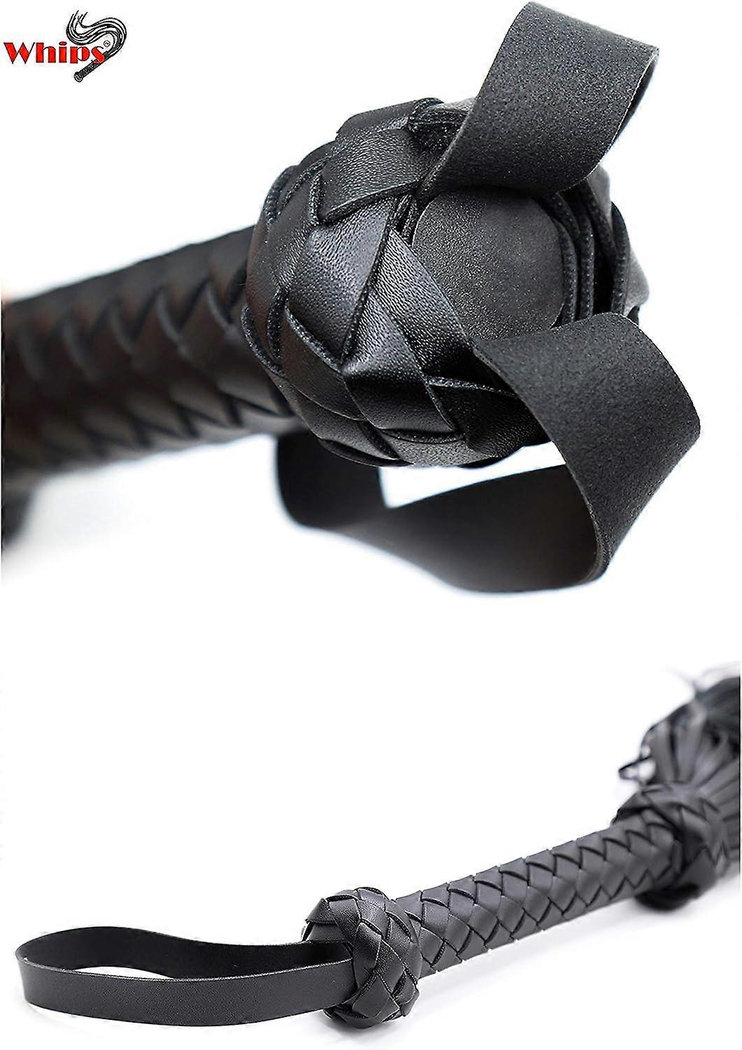 Whips Black Leather Horse 30'', Riding Whips for Horses, Equestrian ...