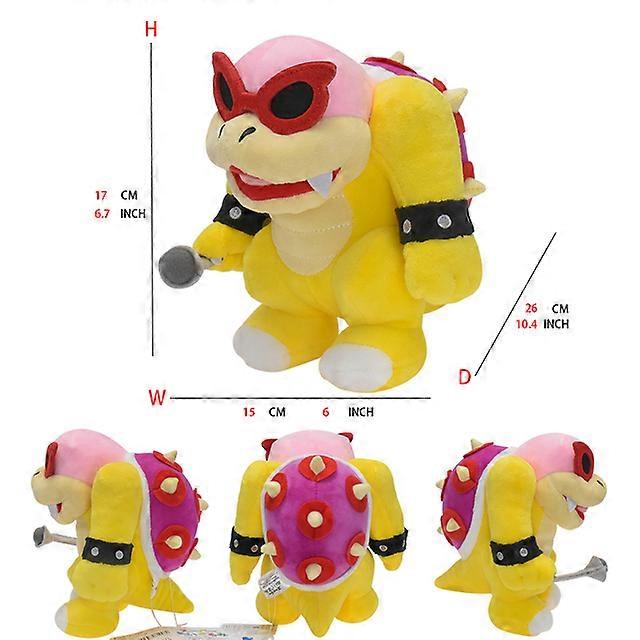 Plush Toys Princess Peach Bowser Koopa JR Ludwig Roy Morton Wendy Lemmy ...