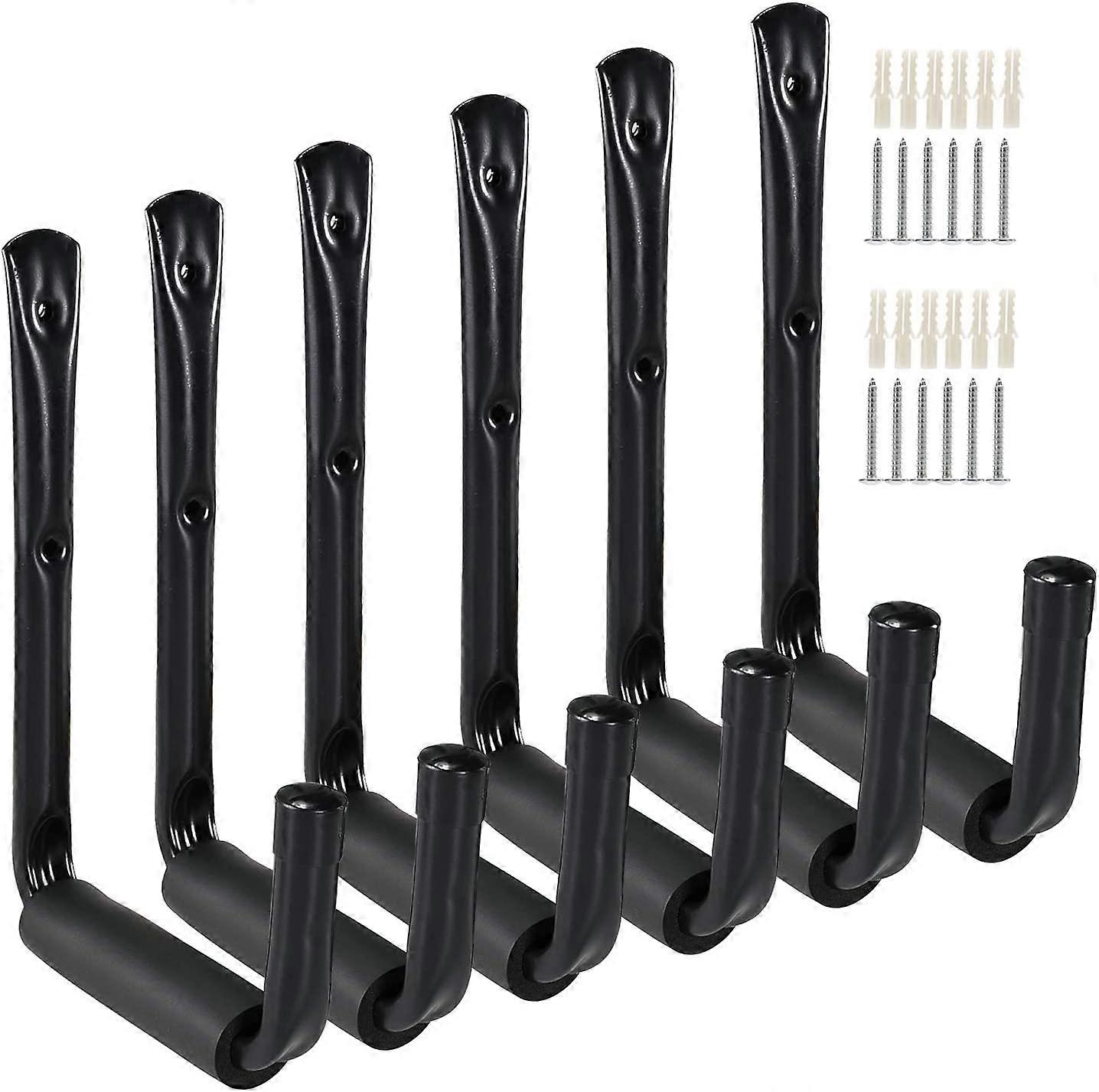Garage Hooks, Wall Mounted Bike Hook with Jumbo Arm,6Pcs | Fruugo UK