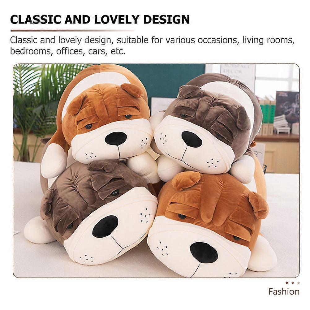 Dog Shape Doll Throw Pillow Creative Animal Puppy Stuffed Pillow Dog ...