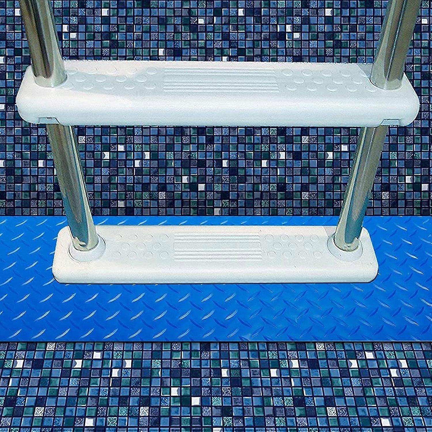 Pool Mat, Pool Ladder Mat with Non-slip Texture for Above Ground Pools ...