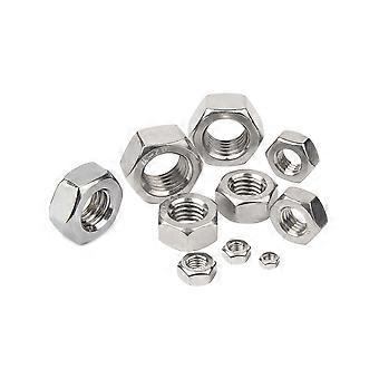 304 Stainless Steel DIN934 Hexagon Hex Nut for M1 M1.2 M1.4 M1.6 M2 M2.5 M3 M3.5 M4 M5 M6 M8 M10 ...