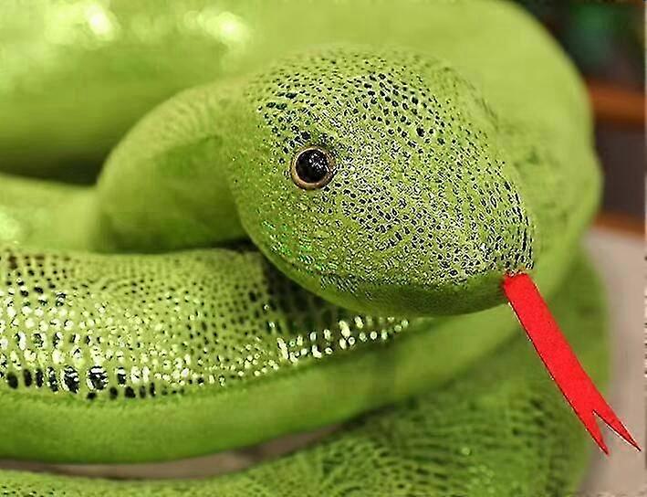 Simulation Giant Python Plush Toy Long Snake Plush Toy Decorated ...