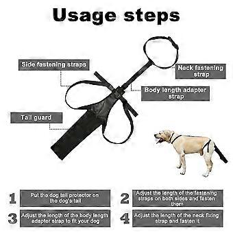 Dog Tail Protector, Dog Tail Guard Dog Tail Cover for Wounds Black Dog ...